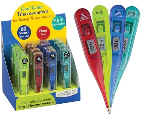 Amazon.com: Veridian Handheld Fahrenheit/Celsius Digital Thermometer ...