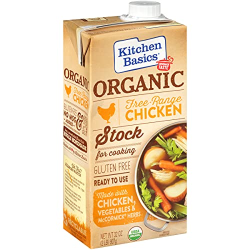 Amazon.com : Kitchen Basics Organic Free Range Chicken Stock, 32 oz ...