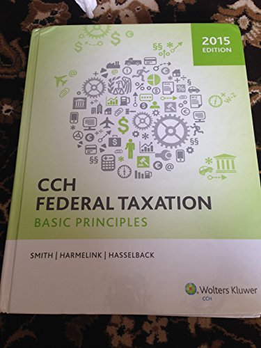 CCH Federal Taxation: Basic Principles, 2015 Edition by Ephraim P ...