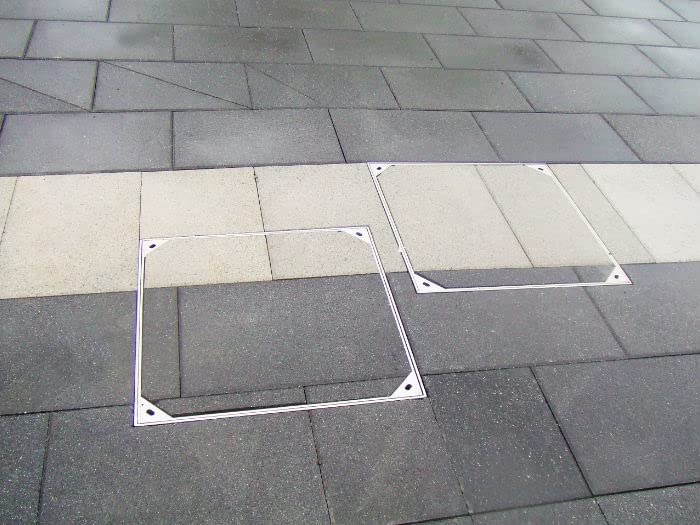 Buy V DRAINS 2'X2' Ft. (24X24 In) Hidden Type Recessed Manhole Cover ...