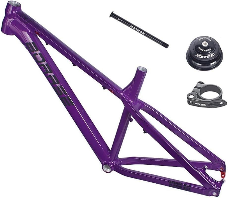 Amazon.com: HIMALO 26er/27.5er Hardtail Mountain Bike Frame 17'' Disc ...