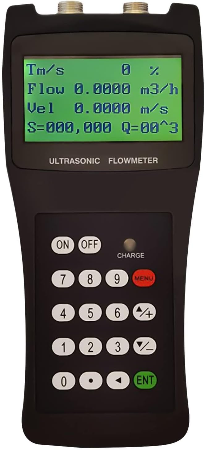 Amazon.com: NOLLAM Portable Flowmeter,Ultrasonic Flowmeter, Liquid ...