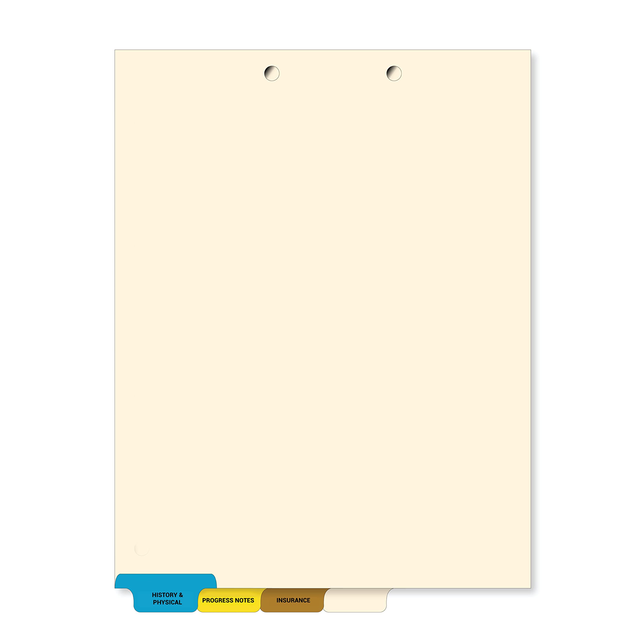 Amazon.com : Doctor Stuff - Stock Medical Chart Dividers, 100 Sets of 4 ...