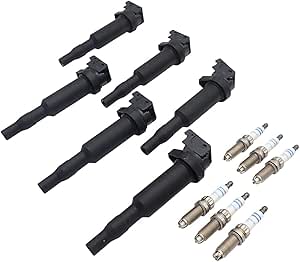 Amazon | BMW車用 E90 E91 E92 イグニッションコイル + スーパー スパークプラグ(BOSCH製) 12点セット(1台分 ...