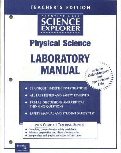Prentice Hall Science Explorer Physical Science Laboratory Manual ...