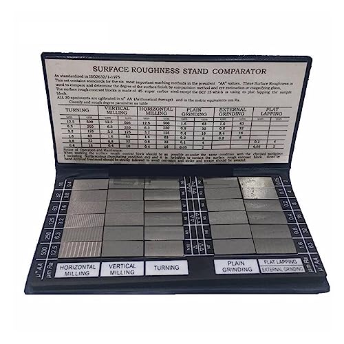 Gauge Block Set Surface Roughness Comparison Sample Block, Notebook ...