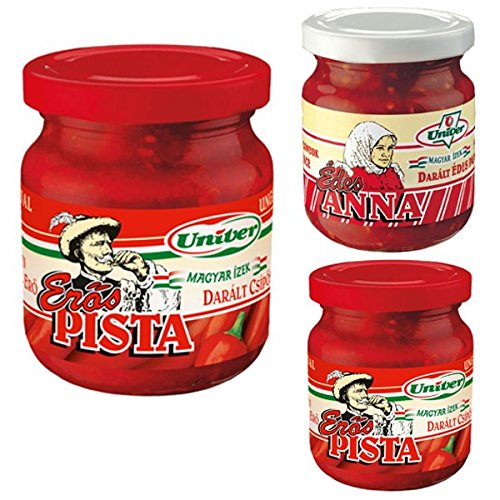 Paprikapaste Dreierpaket 600g 2 x scharf Erös Pista 400g sowie 1 x mild ...