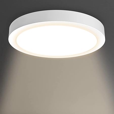 Aigostar LED Ceiling Light, 12W Daylight White Ceiling Lights, 6500K ...