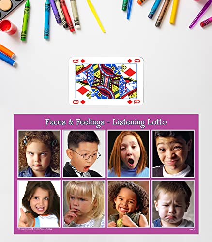 Snapklik.com : Key Education Faces And Feelings Listening Lotto Board Games