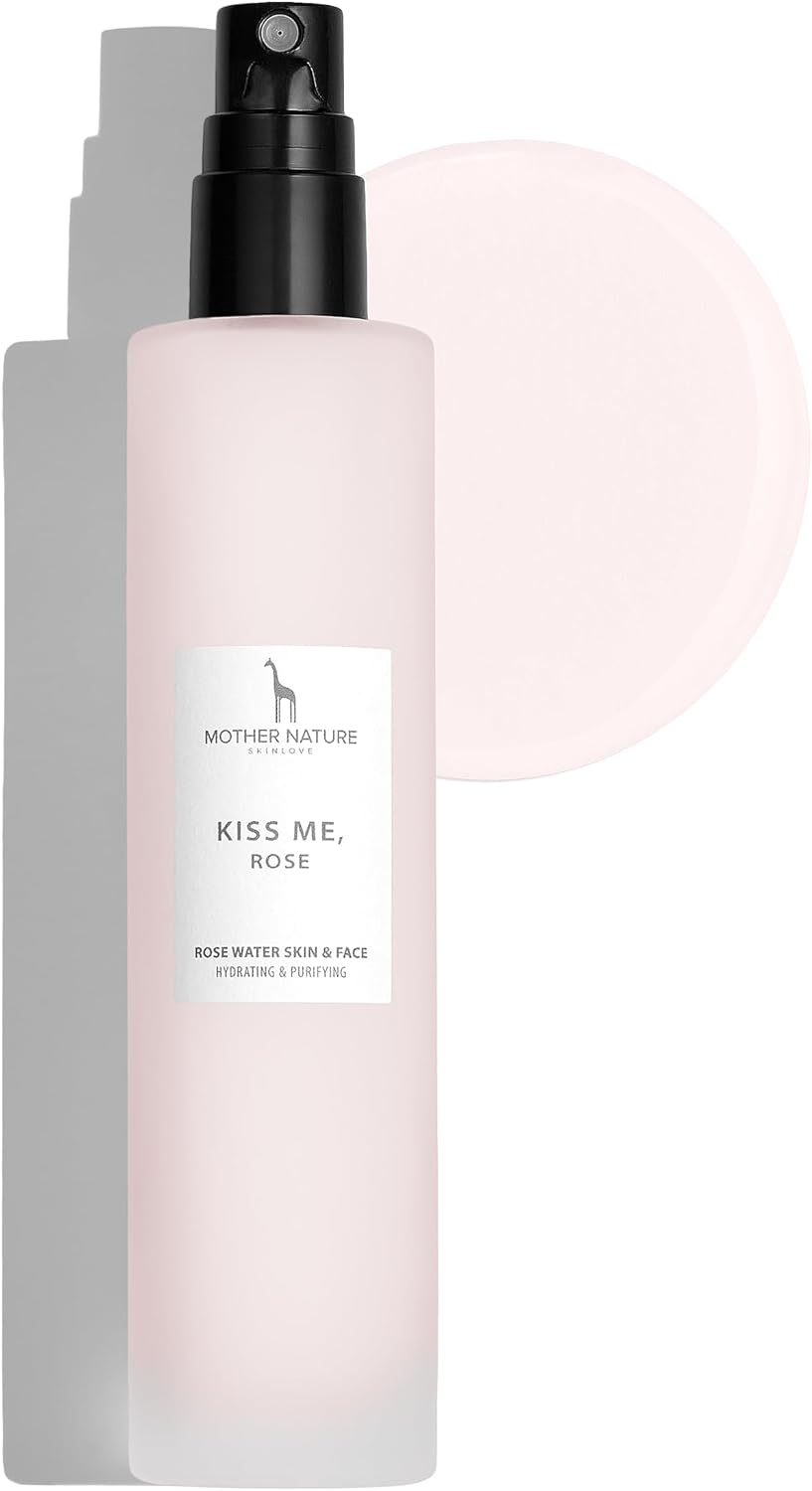 100% Natural Rose Water - Vegan, Without Artificial Additives - 100 ml ...