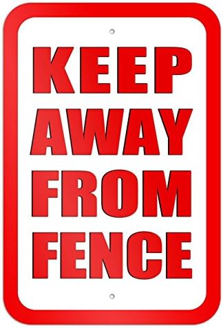 Amazon.com : OSHA Notice Signs - Keep Off Fence Sign | Extremely ...