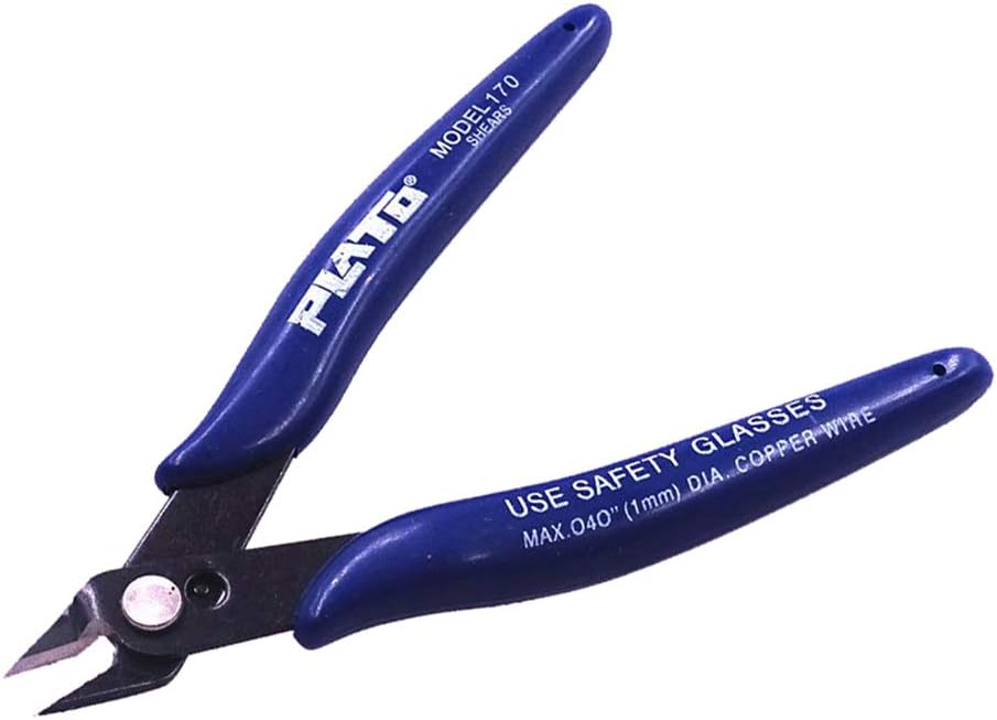 KATA 5 Inch Wire Cutters, Mini Flush Cut Wire Cutter Pliers, Precision ...