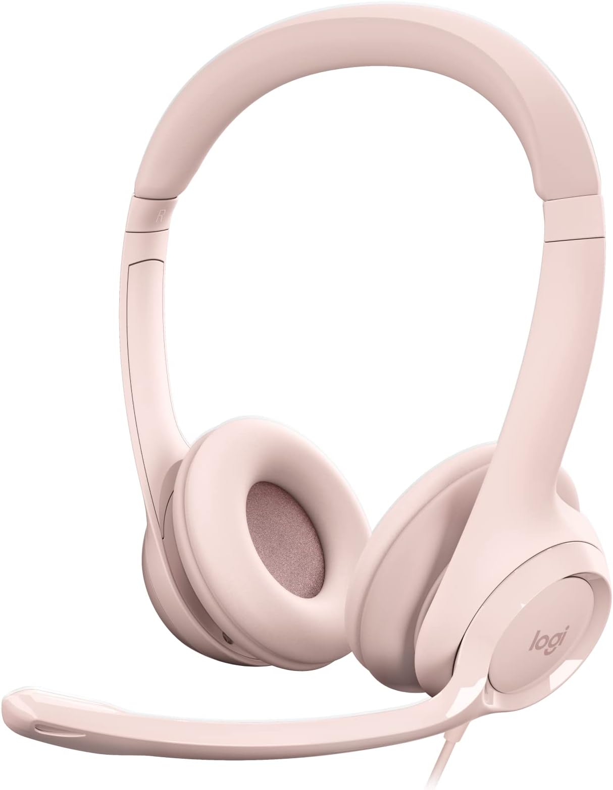 Headset com fio USB Logitech H390 com Almofadas Confortáveis, Controles ...