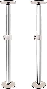 Stainless Steel Adjustable Undermount Sink Support Kit with Brackets ...