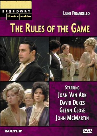 Amazon.com: Luigi Pirandello's The Rules of the Game : Glenn Close ...