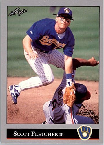 Amazon.com: 1992 Leaf #234 Scott Fletcher MLB Baseball Trading Card ...