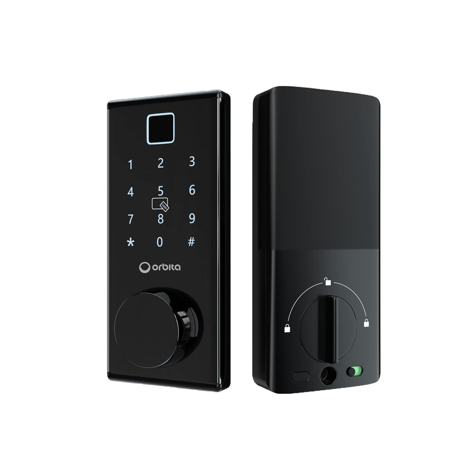 Orbita Touchscreen Samrt Door Lock, Electronic Keypad Door Lock, Auto ...