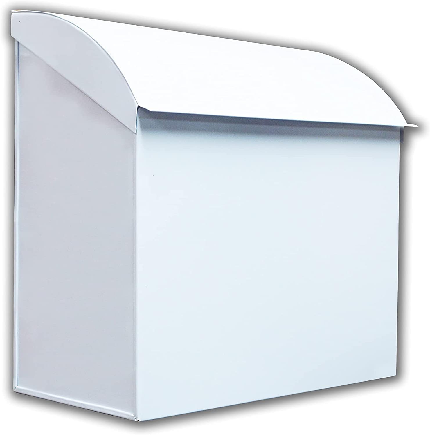 Gibraltar Mailboxes Woodlands Medium Capacity Galvanized Steel White ...
