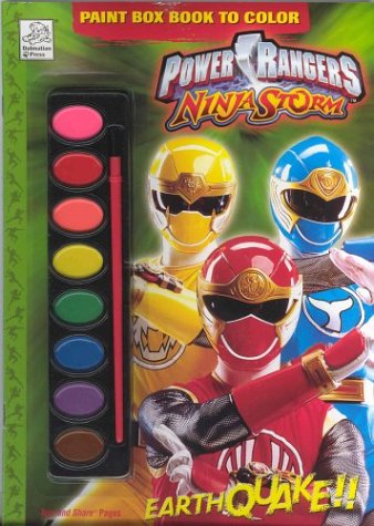 Buy Power Rangers Ninja Storm Ninja Power Paintbox Book to Color Book ...