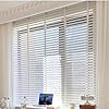 Amazon.com: Faux Wood Blinds, 2" Slats Wooden Blinds for Indoor Windows, 22" 30" 35" 40" 42'' 46 ...
