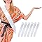 Amazon.com: 12 Pcs Sash Blank Satin Sash Party Decorations Plain Sash ...