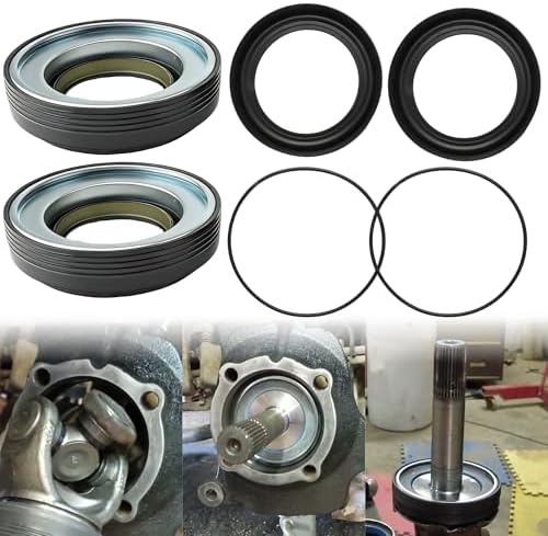Amazon.com: Front Axle Vacuum Knuckle Shaft Seal & Outer Tube Seals Kit ...