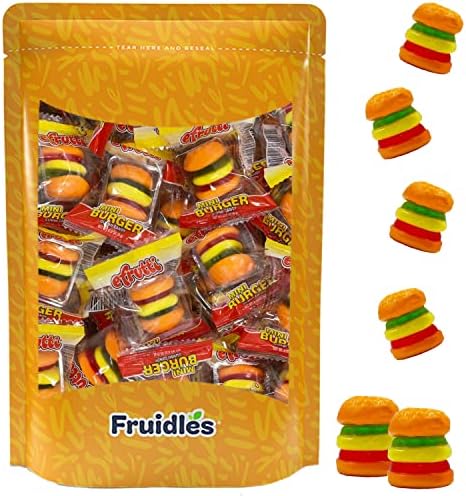 Amazon.com : Fruidles Hot Dogs and Burgers Gummies Candy, Soft Chewy ...