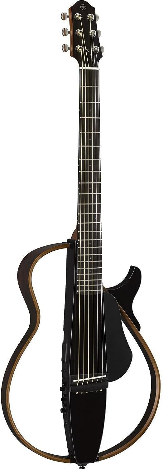 Amazon.com: Yamaha SLG200S NT Steel String Silent Guitar with Hard Gig ...