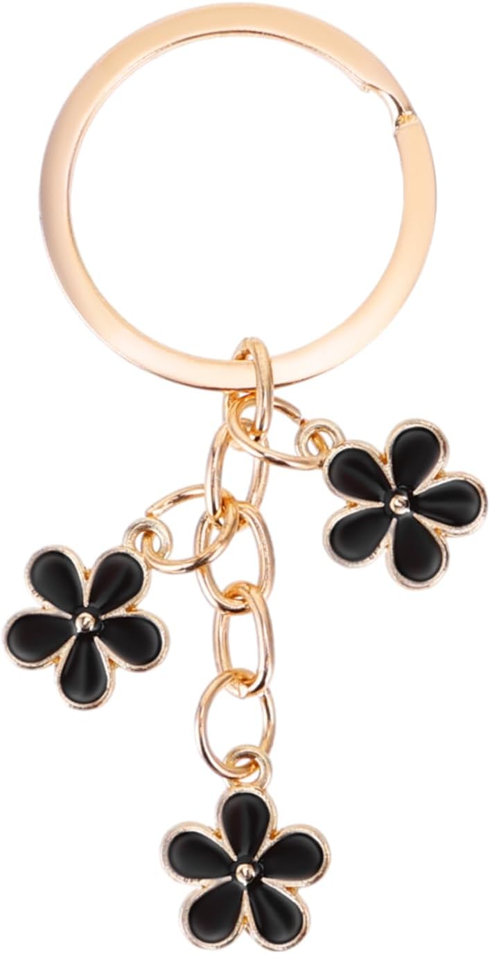 Floral Keychain, Flowers Keyrings Daisy Keychain Cute Keychains For ...