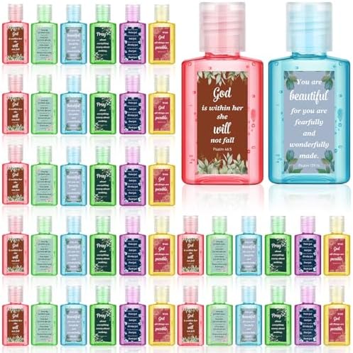 Amazon.com: Gejoy 72 Pack Vintage Christian Hand Sanitizer Bulk Bible ...