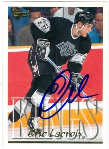 Amazon.com: Autograph Warehouse 56321 Eric Lacroix Autographed Hockey ...