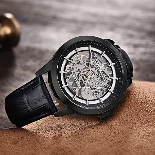 Automatic Mens Watches Skeleton Mechanical Wrist Watch for Men ...