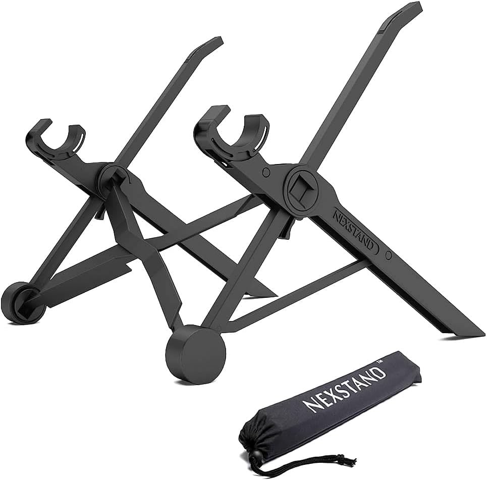 NEXSTAND K2 Laptop Stand for Desk, 8-Levels Adjustable Height Ergonomic ...