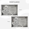 Amazon.com: Halloween Placemats Set of 6 Skeleton Table Mats Gothic ...