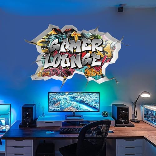 Amazon.com: TOARTi 3D Game Wall Decals Gaming Wall Stickers for Boys ...