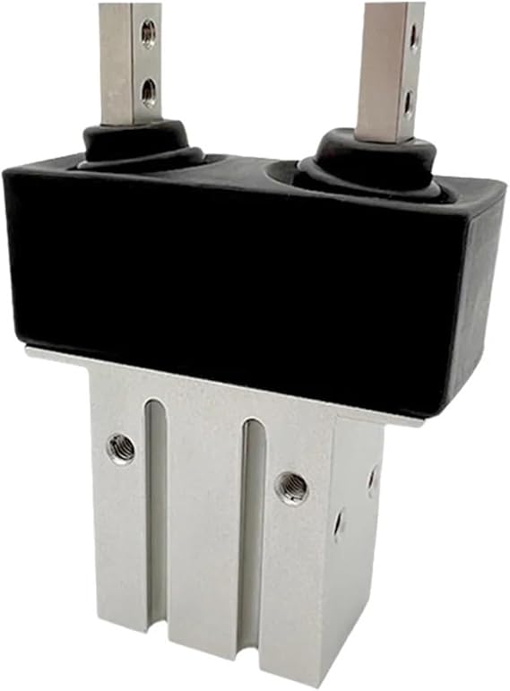 Flat Opening and Closing Mechanical Finger Cylinder with dust Cover ...