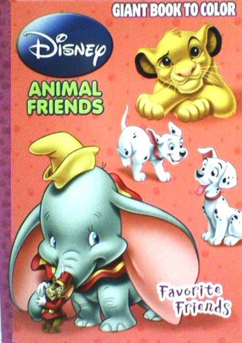 Disney Animal Friends: Favorite Friends Coloring Book: Disney: Amazon ...