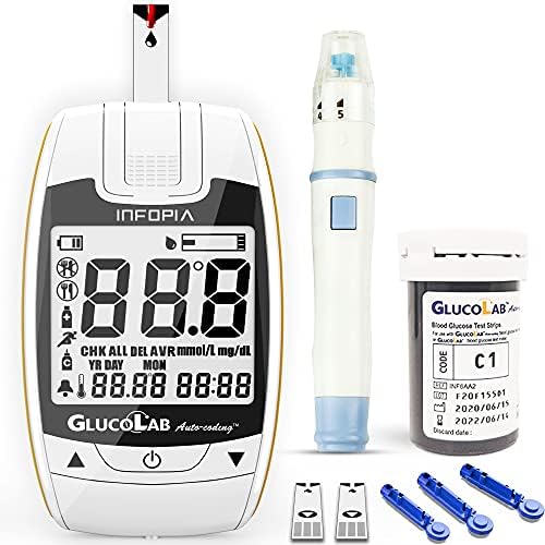 K-Life Gluco lab Fully Automatic Blood Glucose Sugar Testing Machine ...