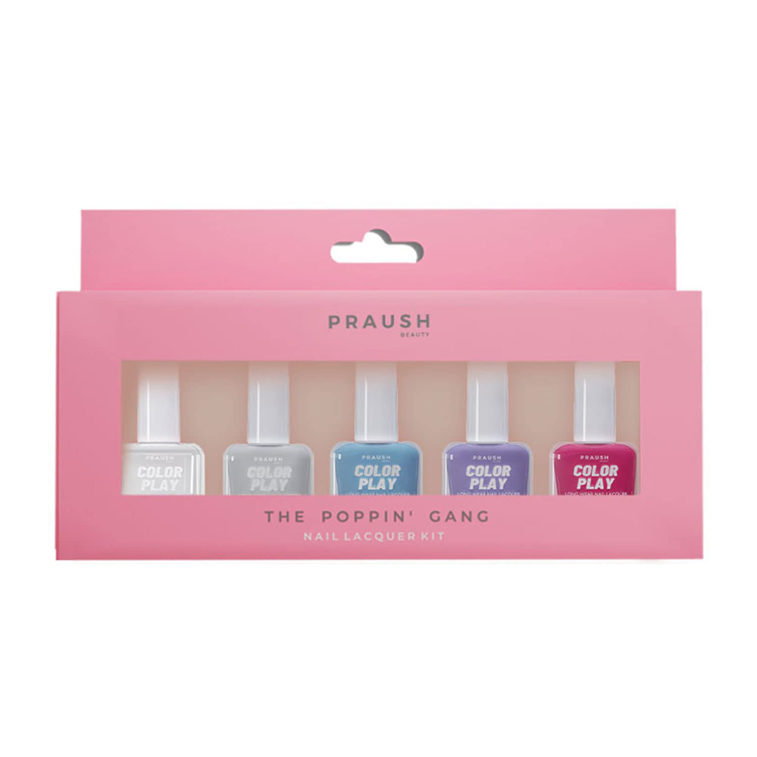 Buy PRAUSH (Formerly Plume) ColorPlay 5-in-1 Nail Paint Combo Kit (25 ...