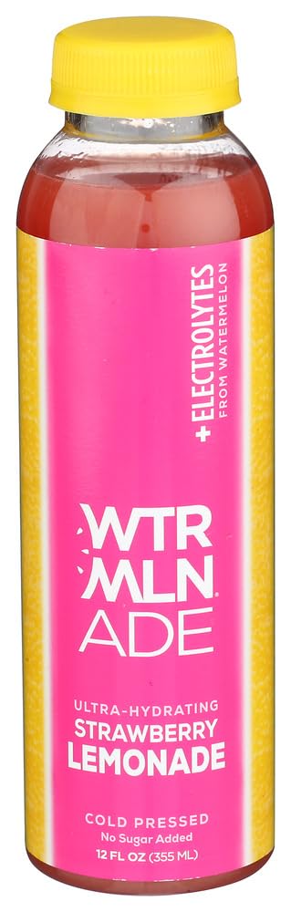 Amazon.com : WTRMLN WTR Strawberry Lemonade Watermelon Juice, 12 FZ ...