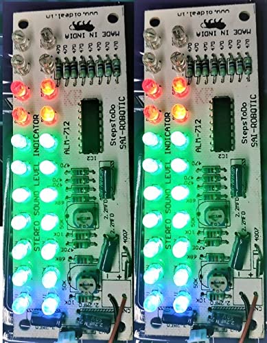 SAI ROBOTIC KA2281 / TA7666 = 2 Pics Stereo Audio Level Indicator ALM ...