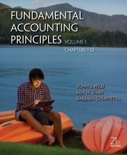 Fundamental Accounting Principles (Vol. 1, Chpts. 1-12): 9780073661261 ...