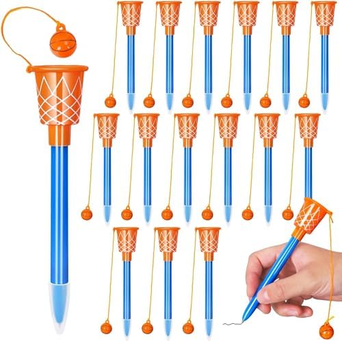 KAHEIGN 30Pcs Football Shape Ballpoint Pen, 14CM Retractable Black Ink ...