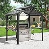 Amazon.com : Domi 8×5FT Hardtop Grill Gazebo, Outdoor BBQ Gazebo w ...