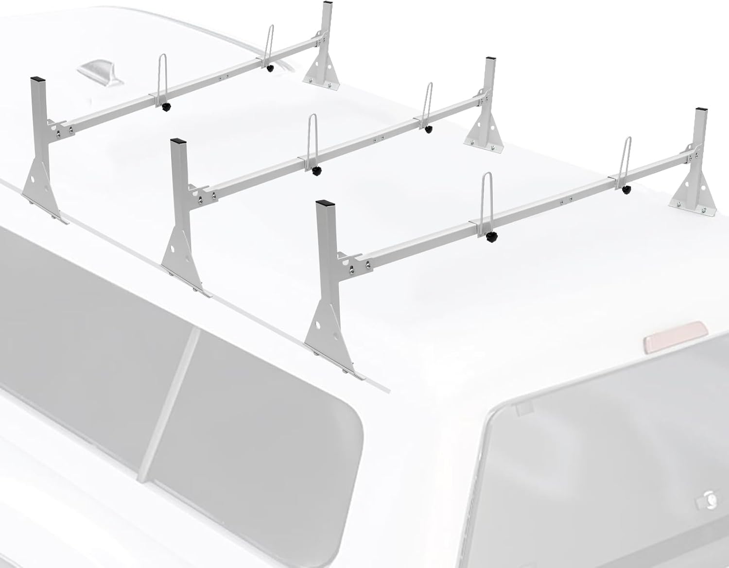 Amazon.com: VEVOR Adjustable Rain Gutter Roof Rack, 56.3-61.4" Alloy ...