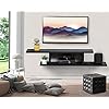 FITUEYES Floating TV Stand Shelf for TVs up to 55" Flat Screen, 2 Tiers ...