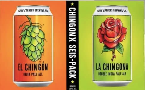 Cerveza Four Corners El Chingón Mix Pack, 12 latas de 355ml. (El ...
