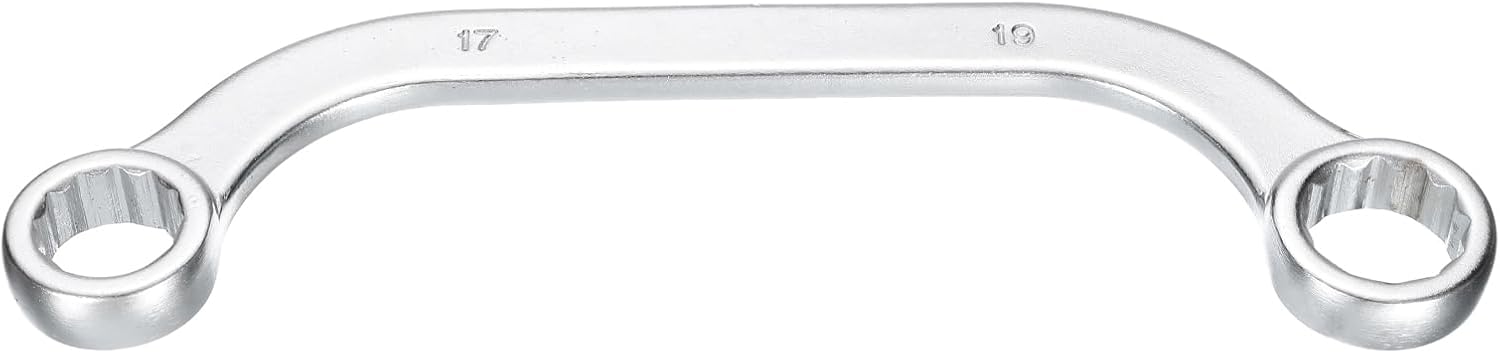 HARFINGTON Half Moon Double Box Wrench Metric 17mm x 19mm 12-Point ...