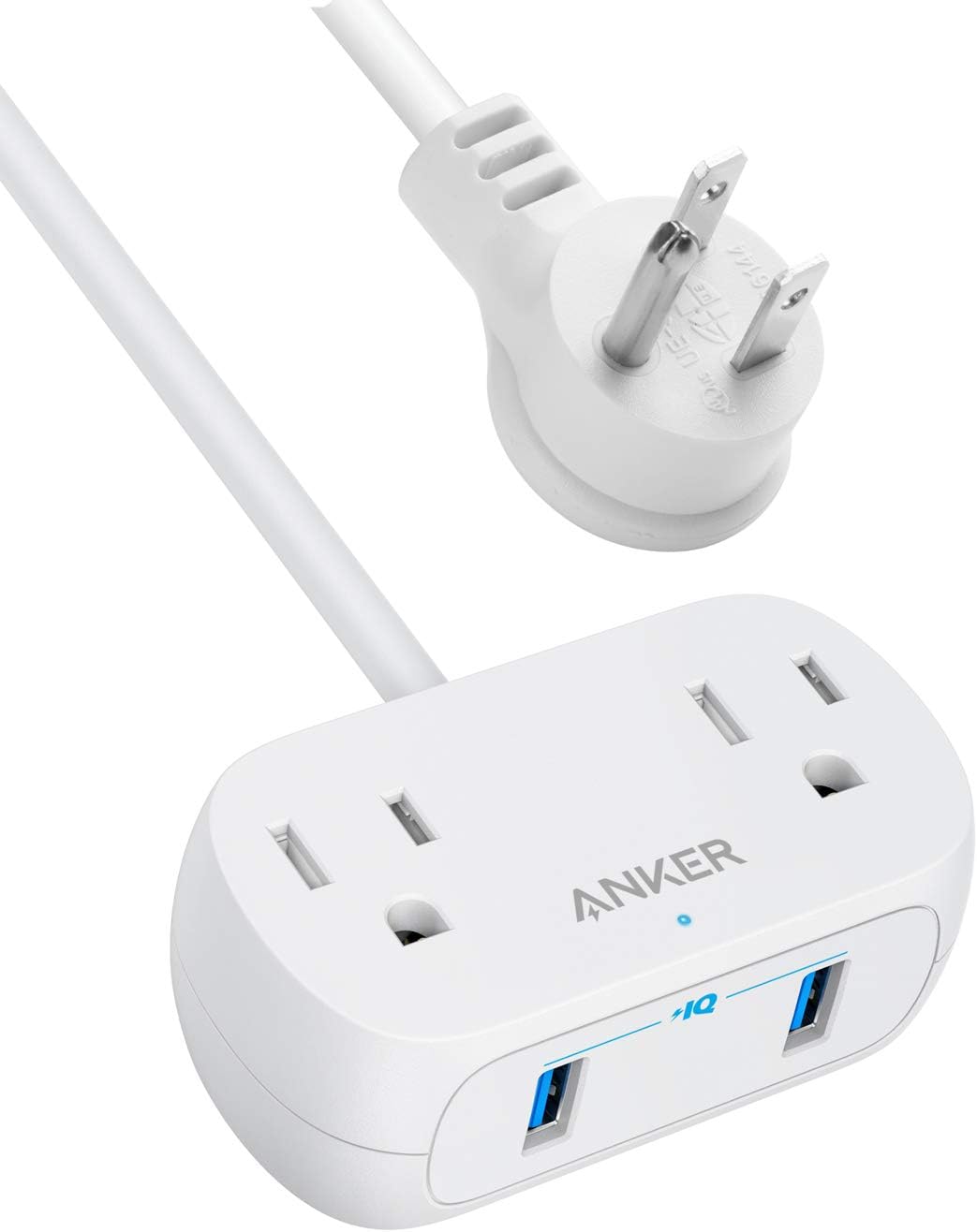 Amazon.com: Anker Extension Cord with Multiple Outlets, 5ft Flat Plug ...