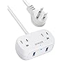 Amazon.com: Amazon Basics Power Strip Cube 3 Outlet 3 USB Ports, 1 USB ...